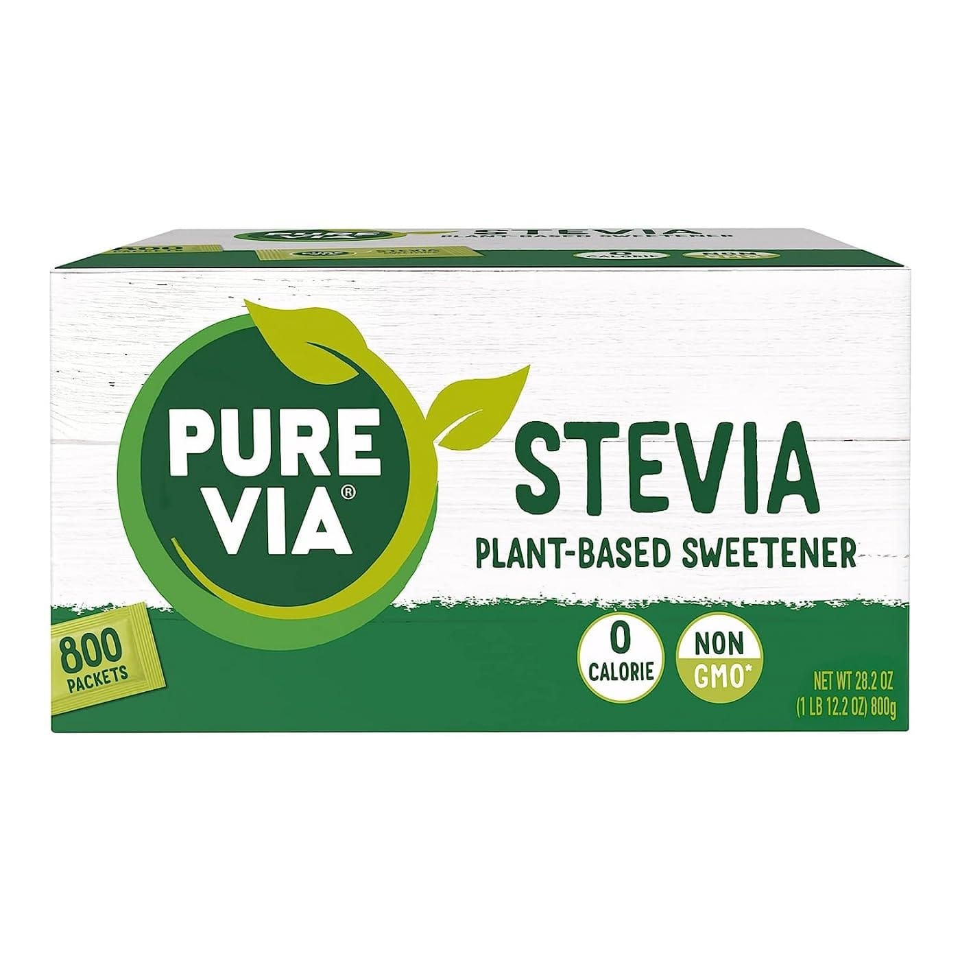 ExploreUno | Pure Via Stevia Sweetener 28.2oz (800 Packets)