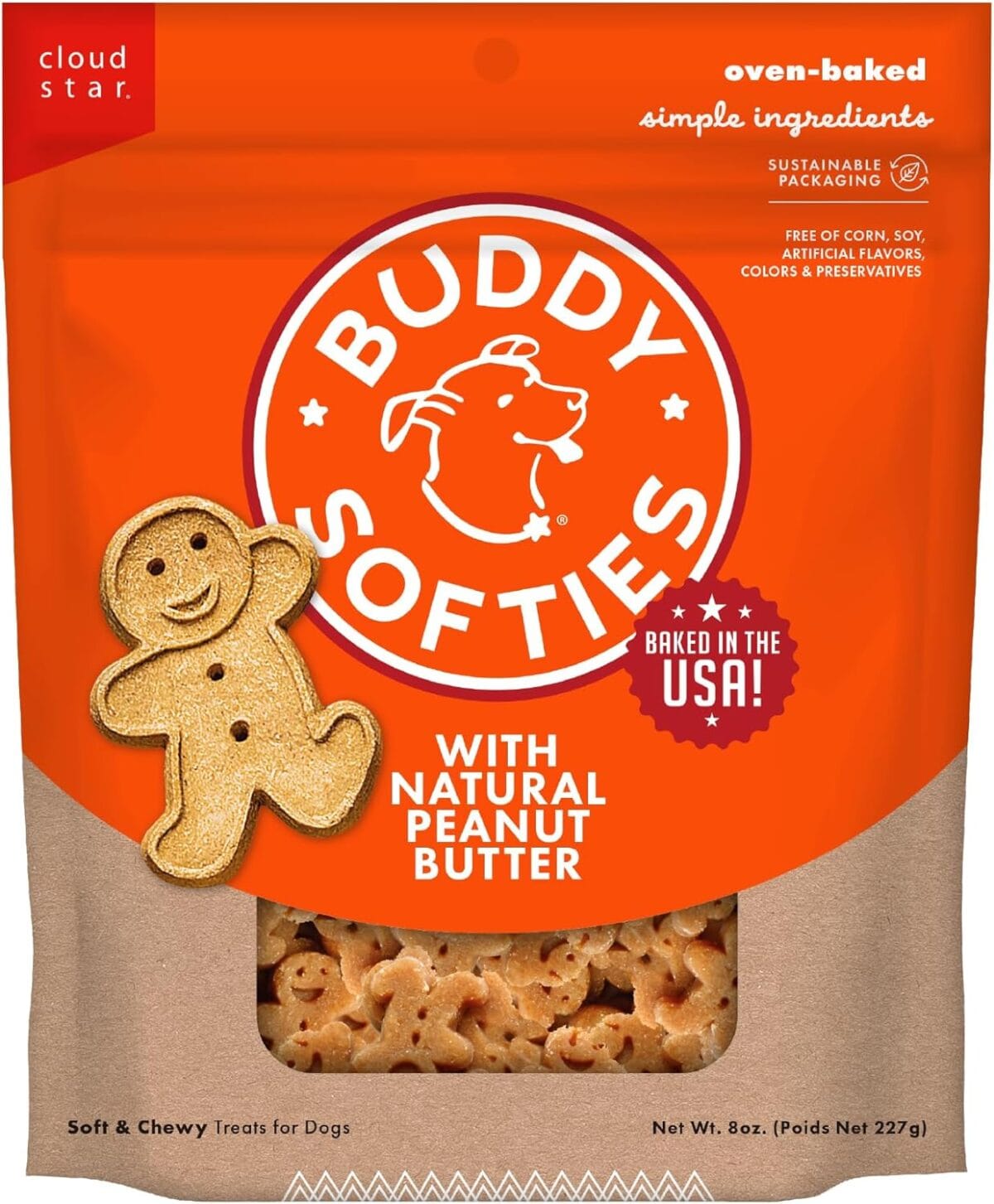 Buddy Biscuits 8 Oz. Bag Of Softies Soft & Chewy Dog Treats, Made With ...